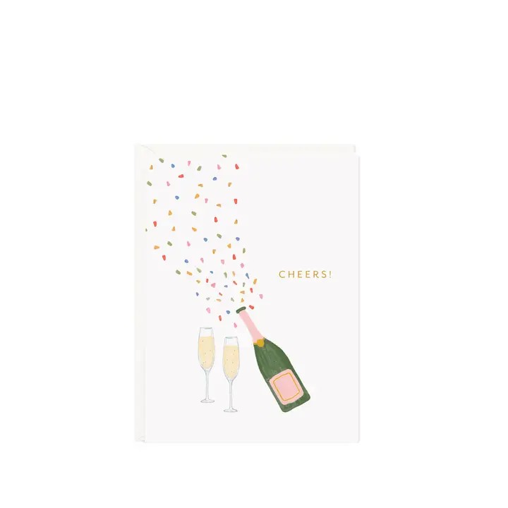 "Cheers" Mini Card – Stitch-Able