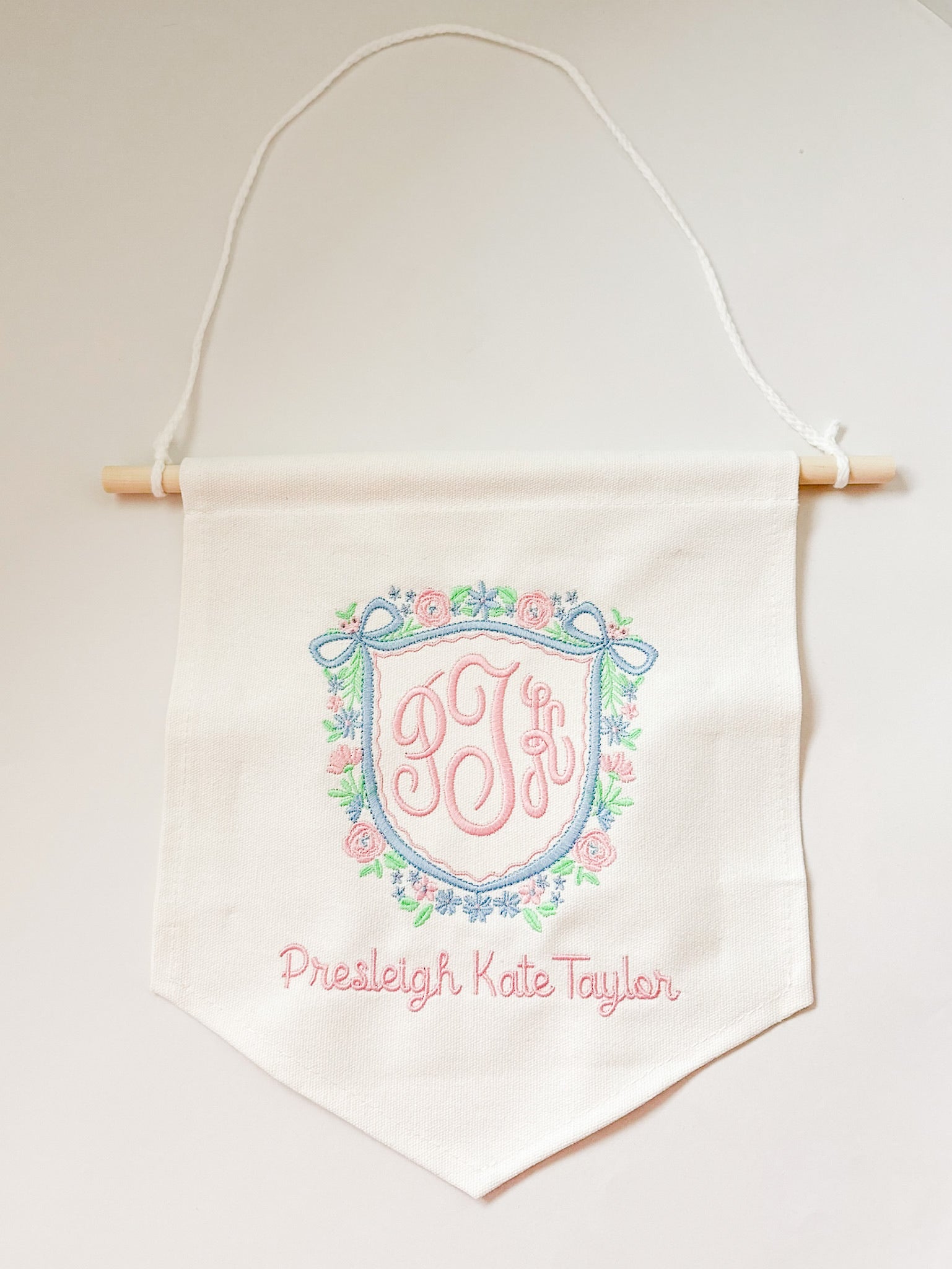Custom Embroidered Banner – Stitch-Able