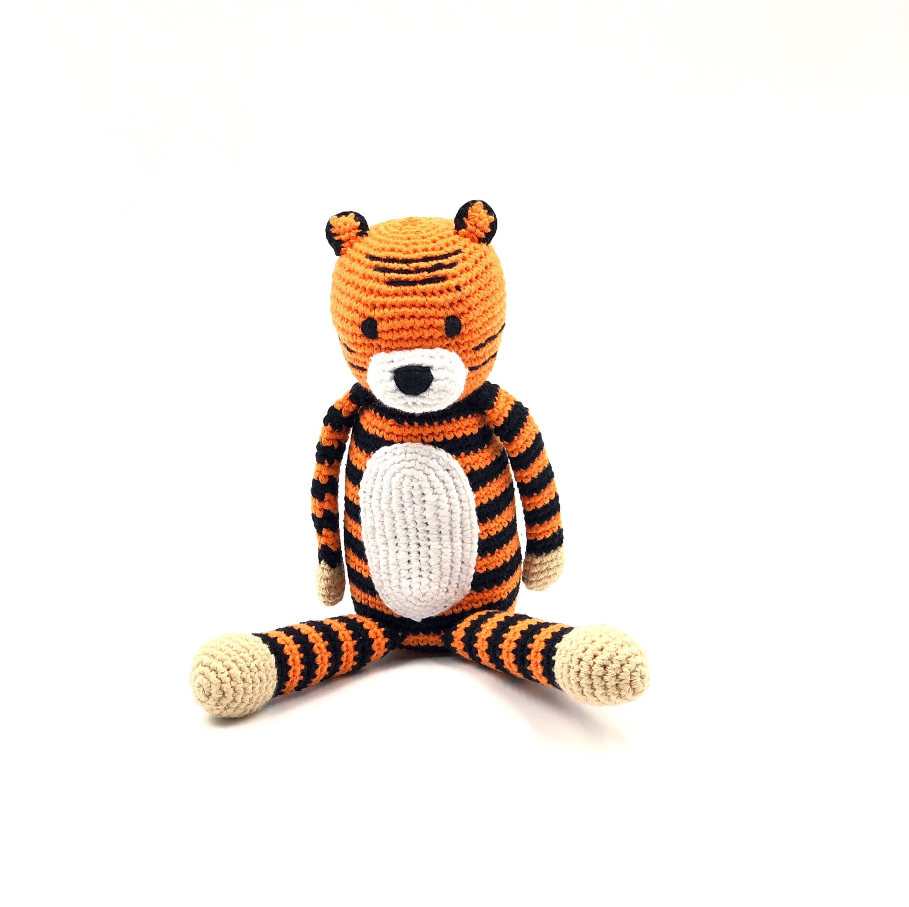Knit Tiger Stuffed Animal – Stitch-Able