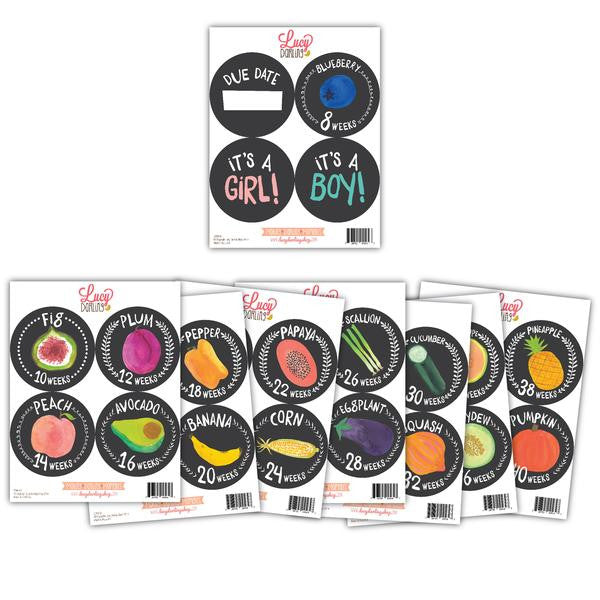 Weekly Pregnancy Stickers – Stitch-Able
