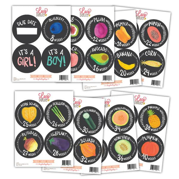 Weekly Pregnancy Stickers – Stitch-Able